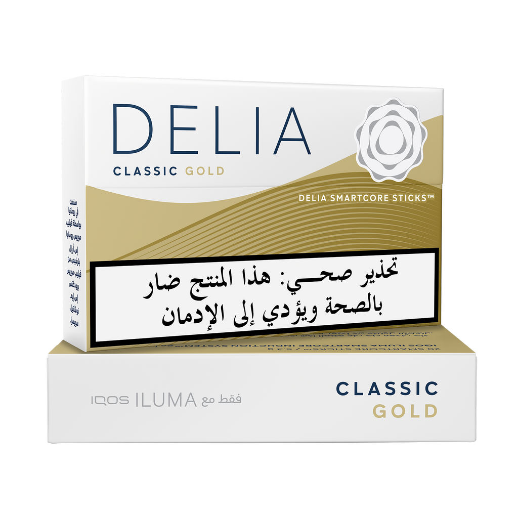 DELIA Classic Gold Label for IQOS ILUMA - Carton of 10 Packs