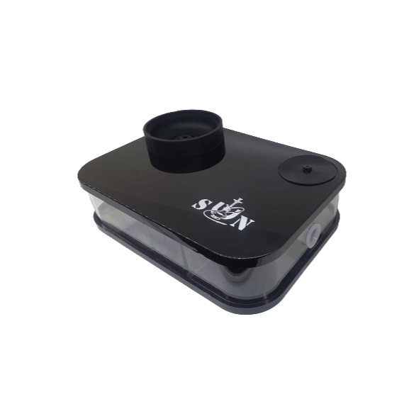 Office Rectangular Shisha (Black) - أرجيلة مكتبية مستطيلة أسود