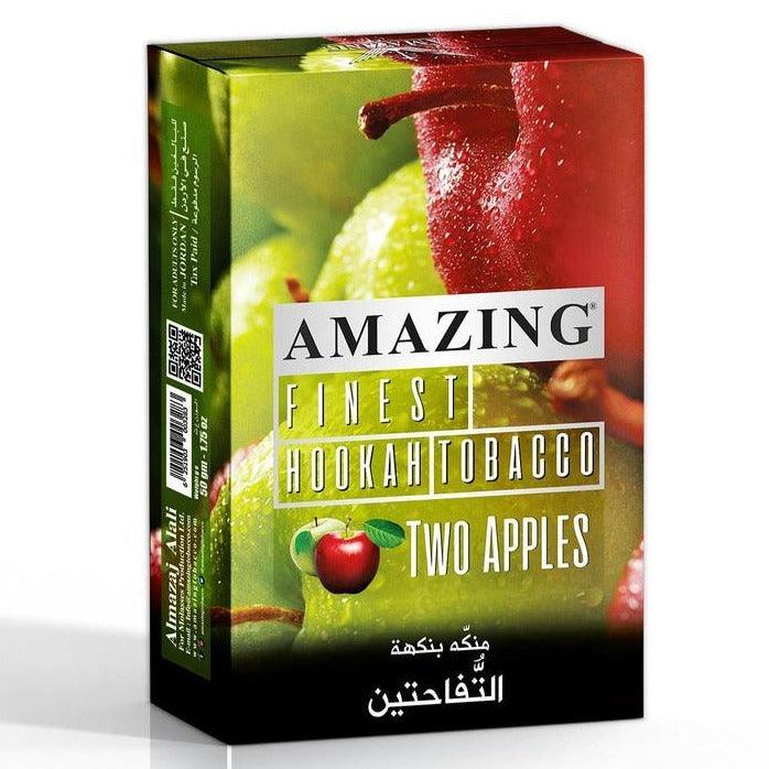 Amazing Molasses Two Apples - معسّل أميزنج تفاحتين اشقر